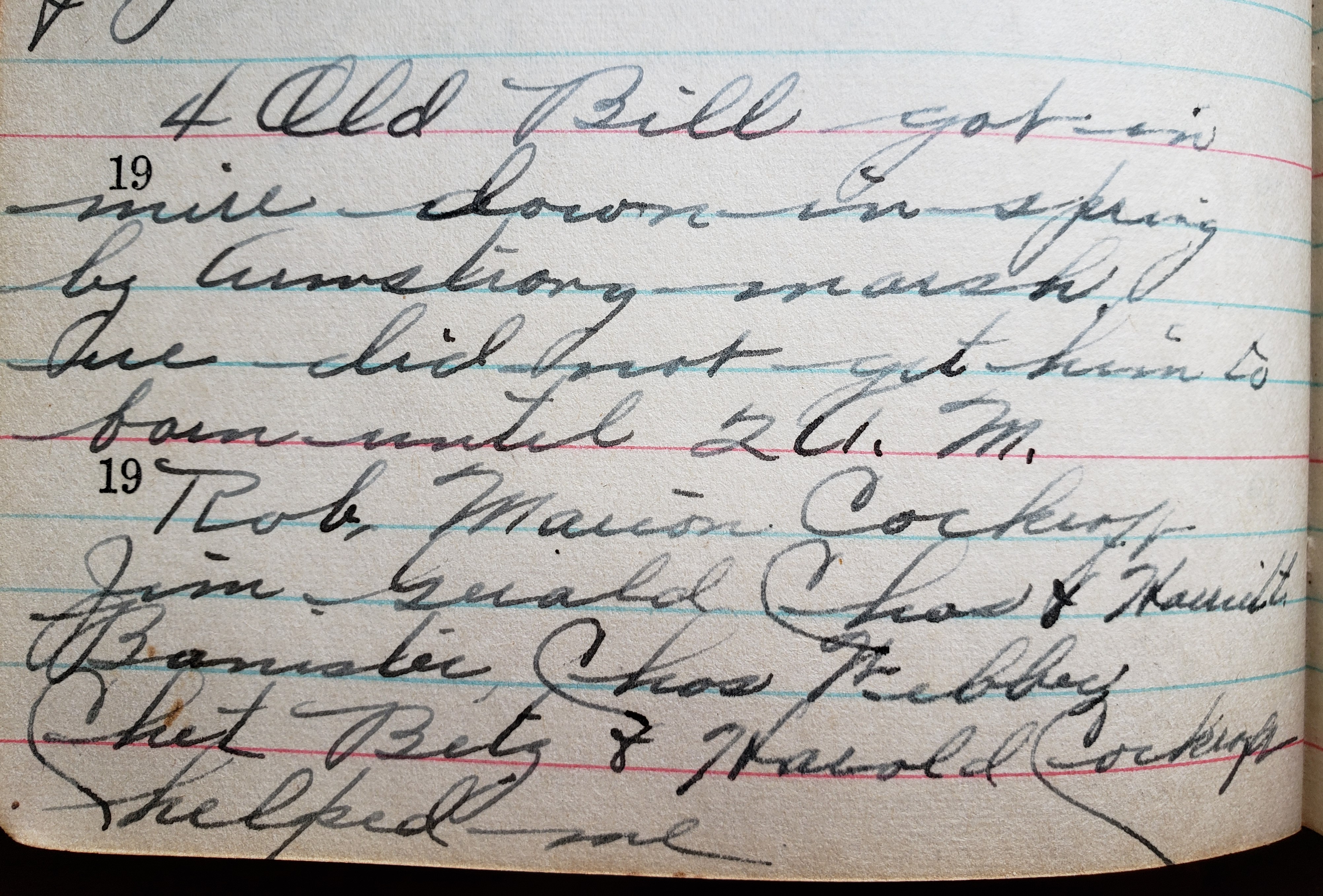 1945 Banister Daily Diary Part 4: Friends, Neighbors, and Family ...